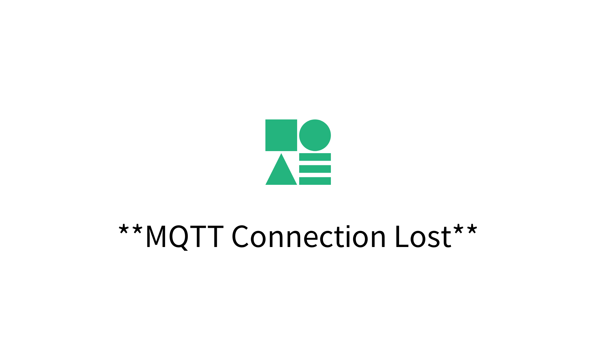 MQTT Connection Lost - mysetting